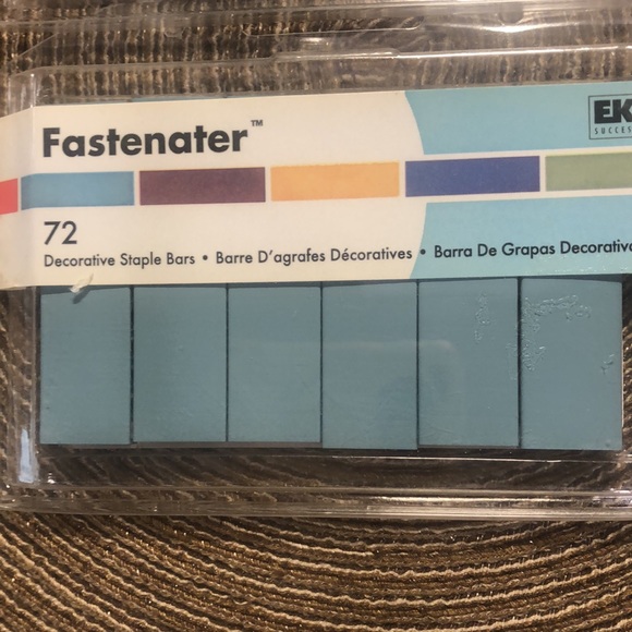 Ek Success | Office | Fastenater Baby Blue Staple Bars | Poshmark